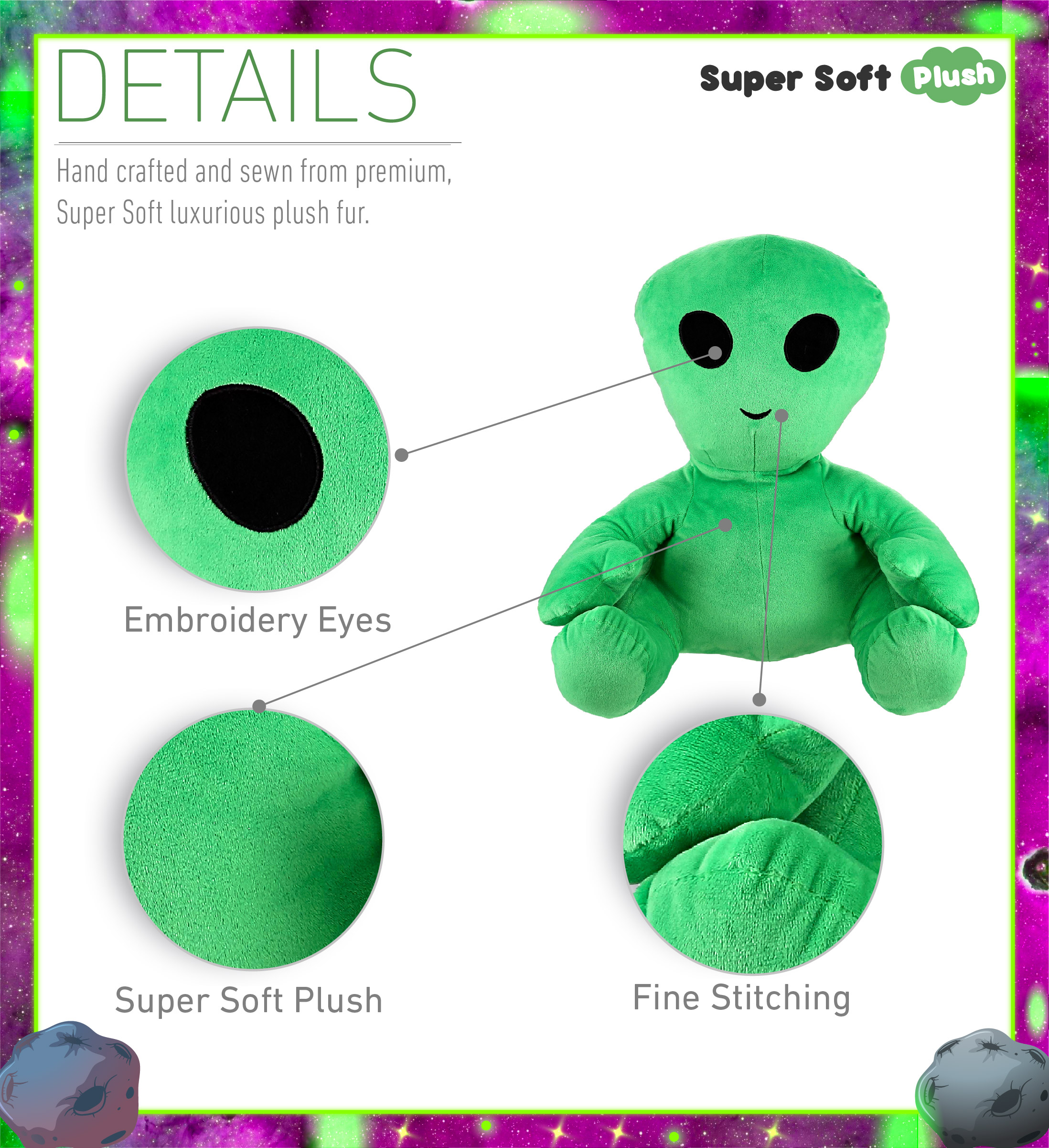 Alien 18″ – Xl Plush - DolliBu