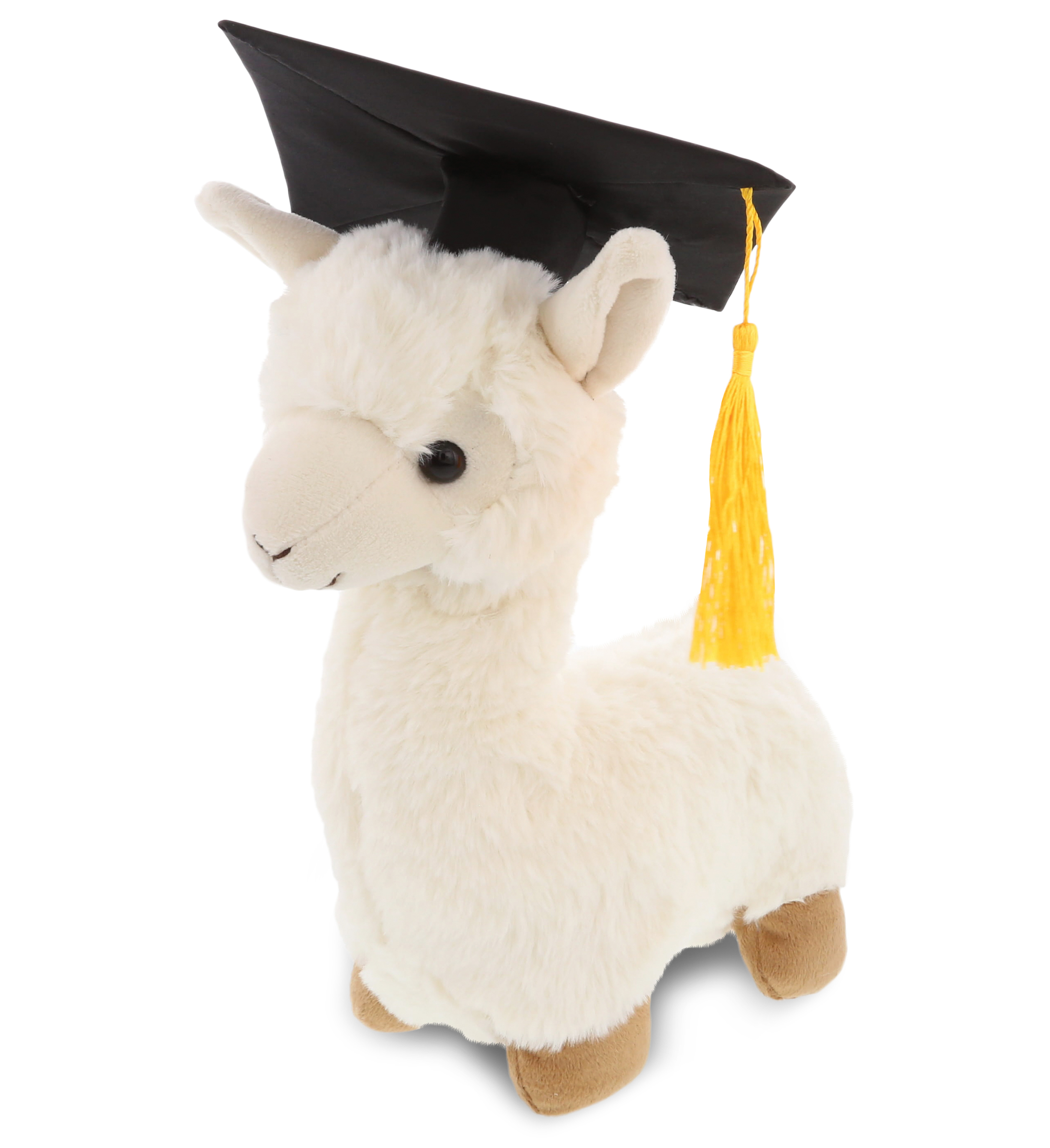 DolliBu White Llama Graduation Plush Toy – Graduation Stuffed Animal ...