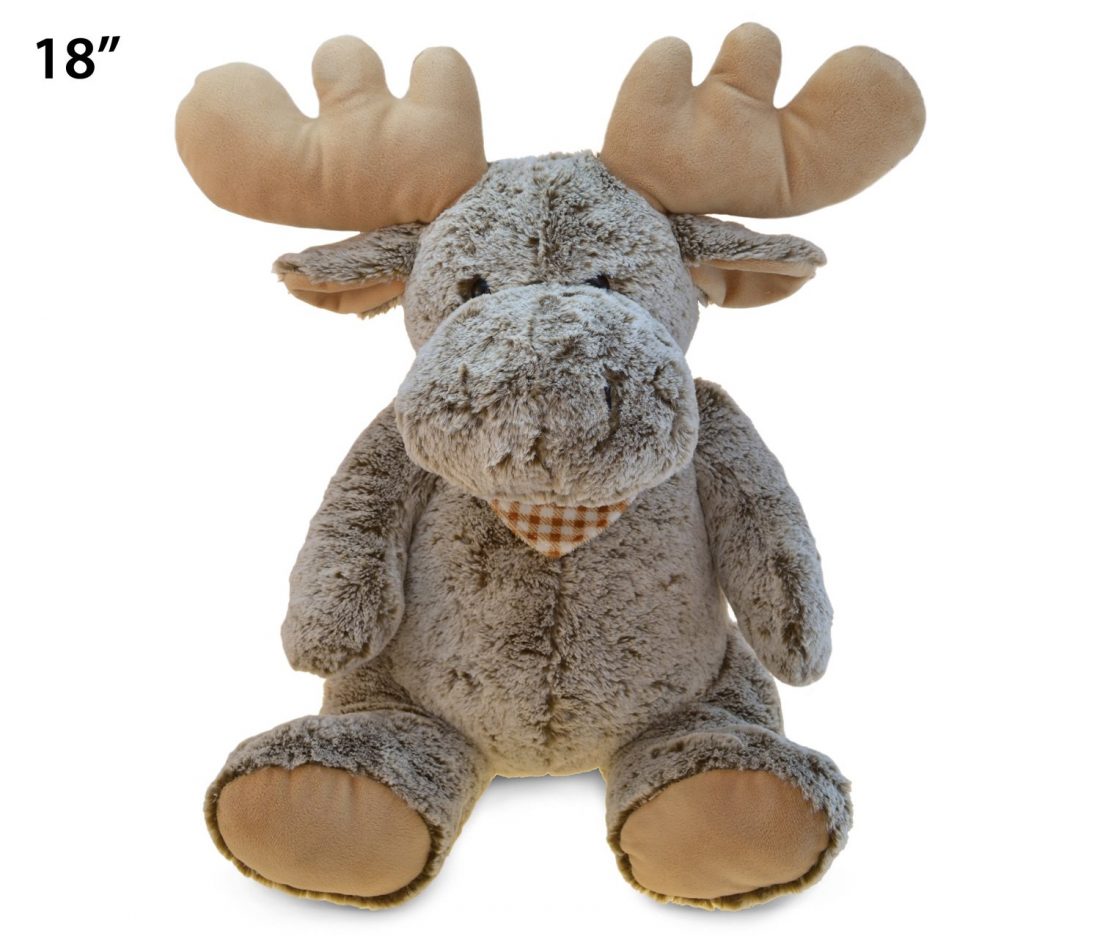 Sitting Moose Xl – Super-Soft Plush - DolliBu