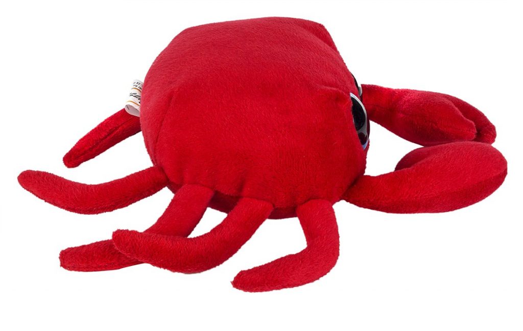 Red Crab – Big Eye 6 Inch Plush - DolliBu