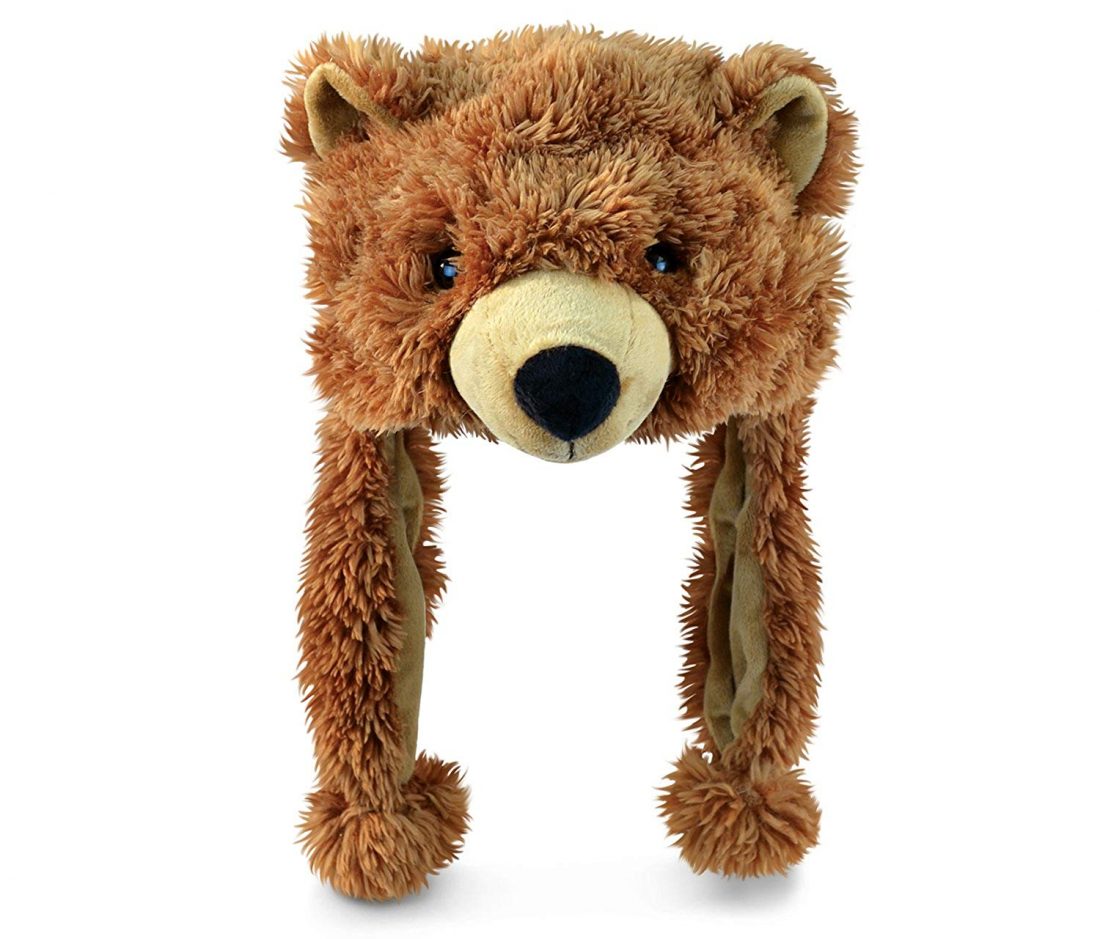 Grizzly Bear – Super Soft Plush Hat - DolliBu