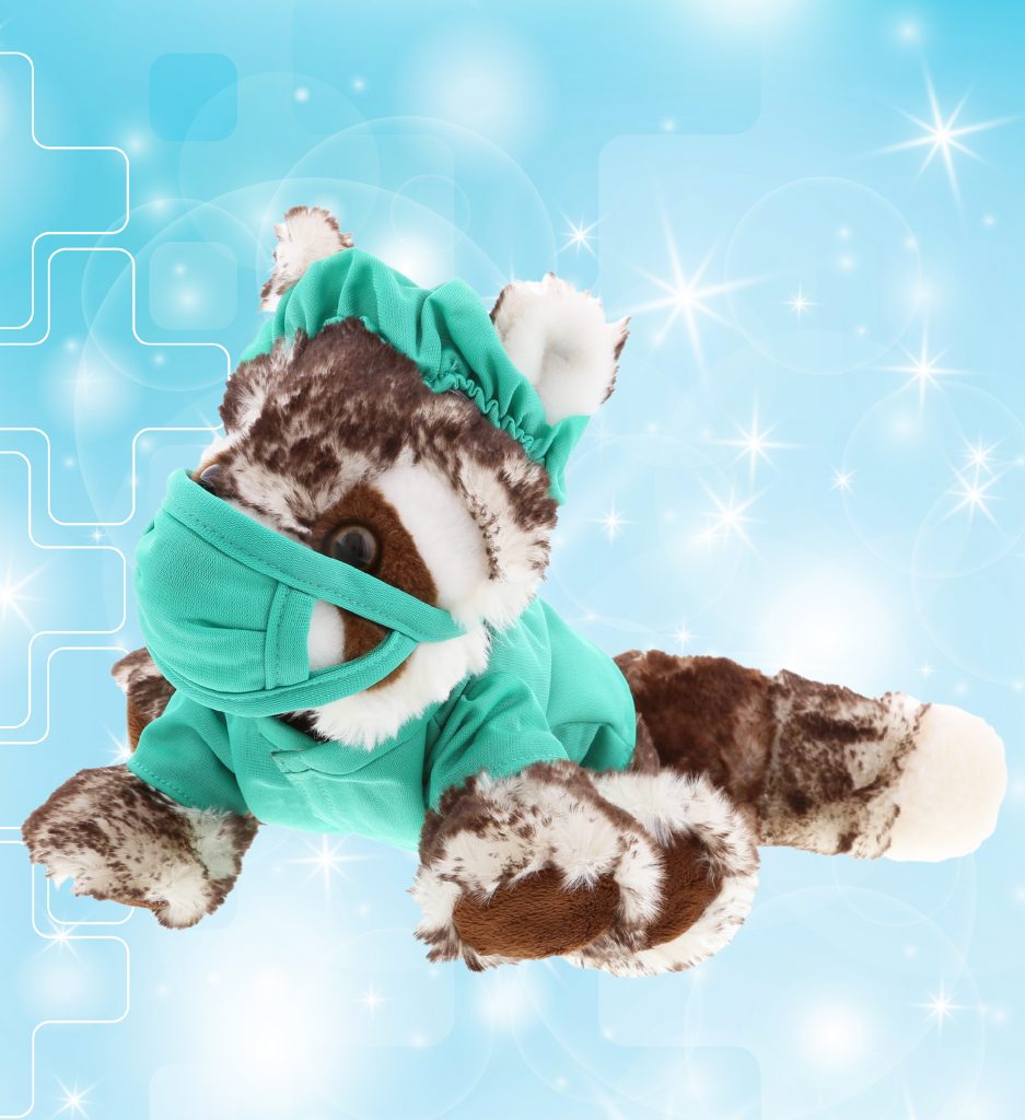 DolliBu Squat Red Panda Doctor Plush Toy – Super Soft Red Panda Doctor ...