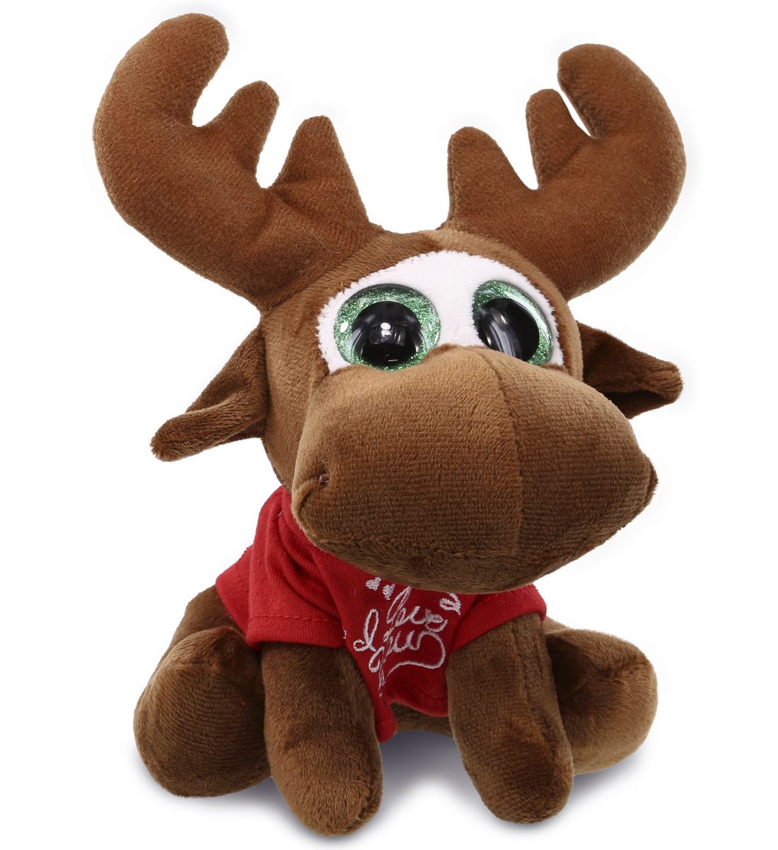 Small Moose – Sparkle Eyes Plush - DolliBu