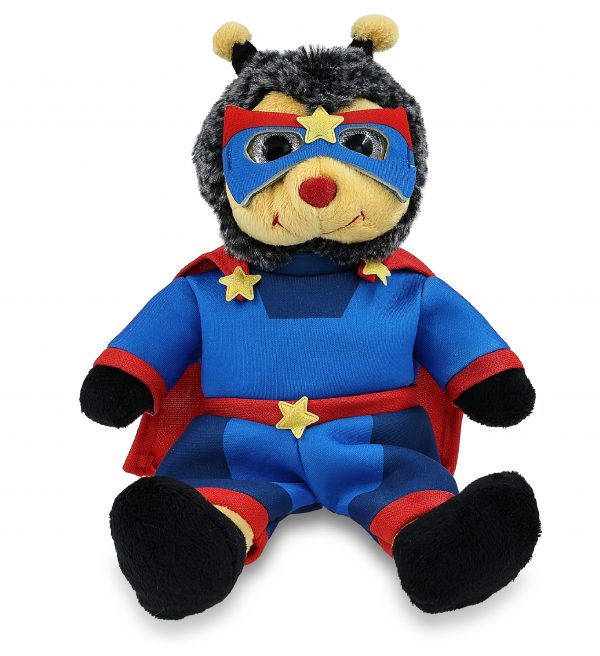 Sitting Bee Super Hero – Super Soft Plush - DolliBu