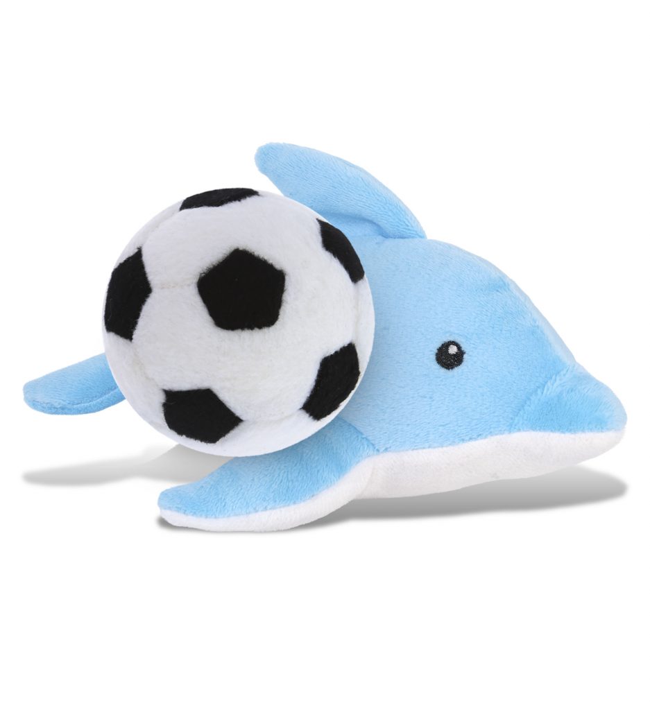 Dolphin With Soccer Plush – 6″ Plush - DolliBu
